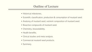 Spice as Medicine:Mustard, Genus Brassica & Genus sinapis | PDF