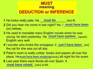 Must Deduction Exercises | PDF