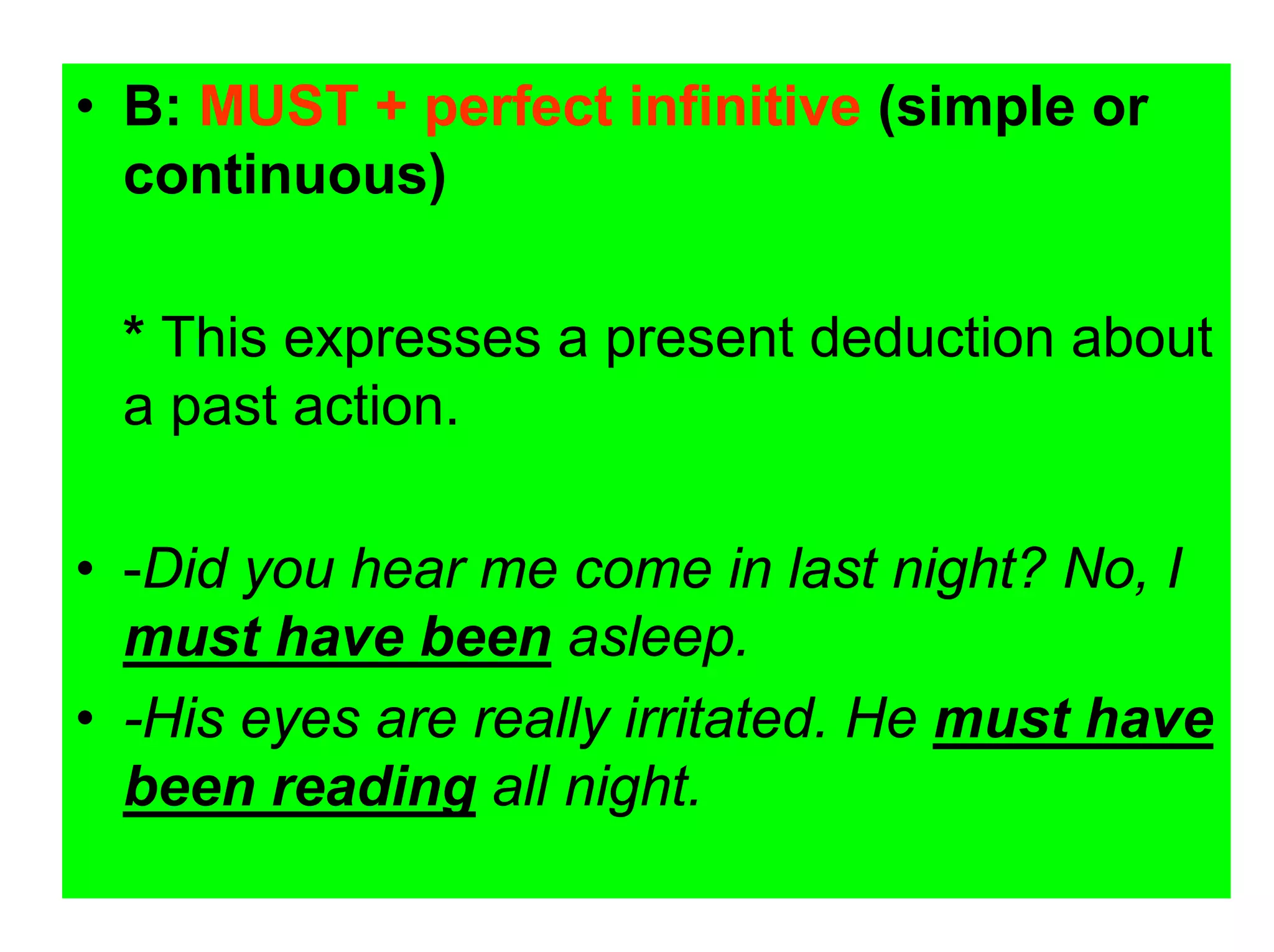 Must Deduction Grammar | PDF
