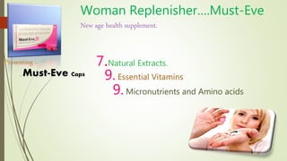 MUSTEVE Multivitamin for women | PPTX | Herbs and Supplements ...