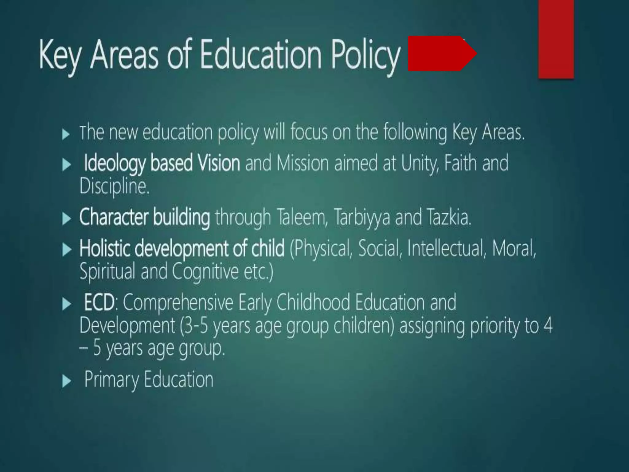 Foundation of Education(Education Reform Policy) | PPTX