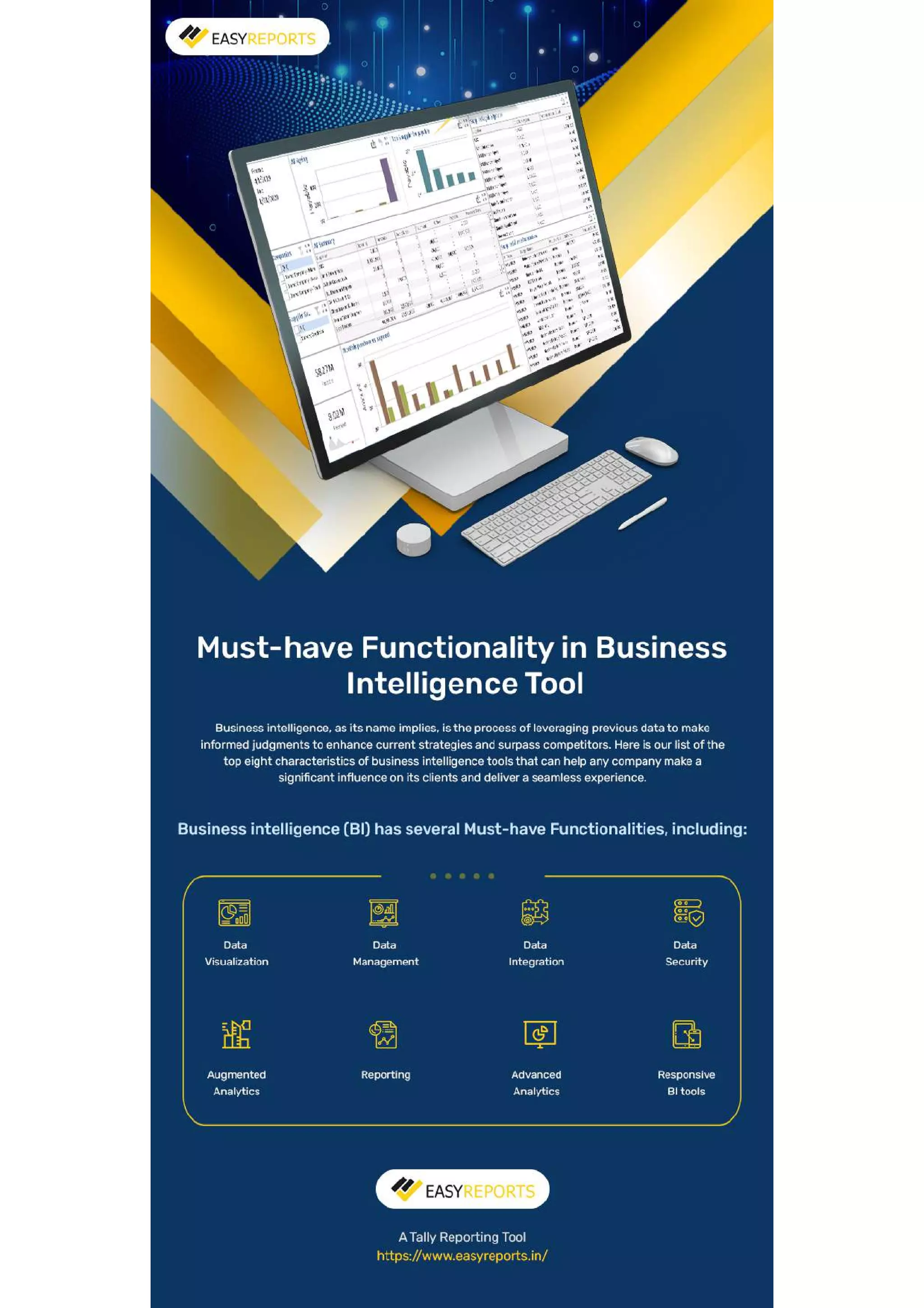 Must have Functionality in Business Intelligence Tool | PDF