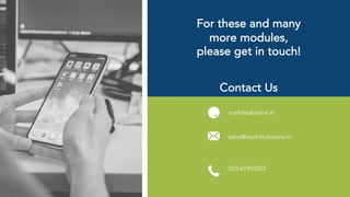 Tally ERP 9 must have Modules – Mark IT Solutions | PPT