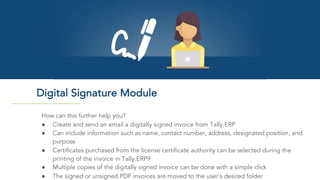 Tally ERP 9 must have Modules – Mark IT Solutions | PPT