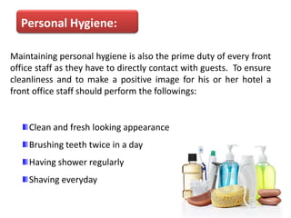 Must have qualities of hotel Front Office associates | PPTX