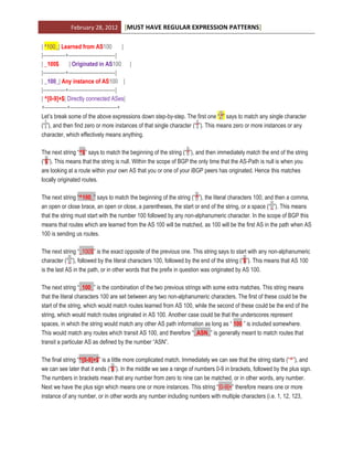 Regular Expression Patterns | PDF