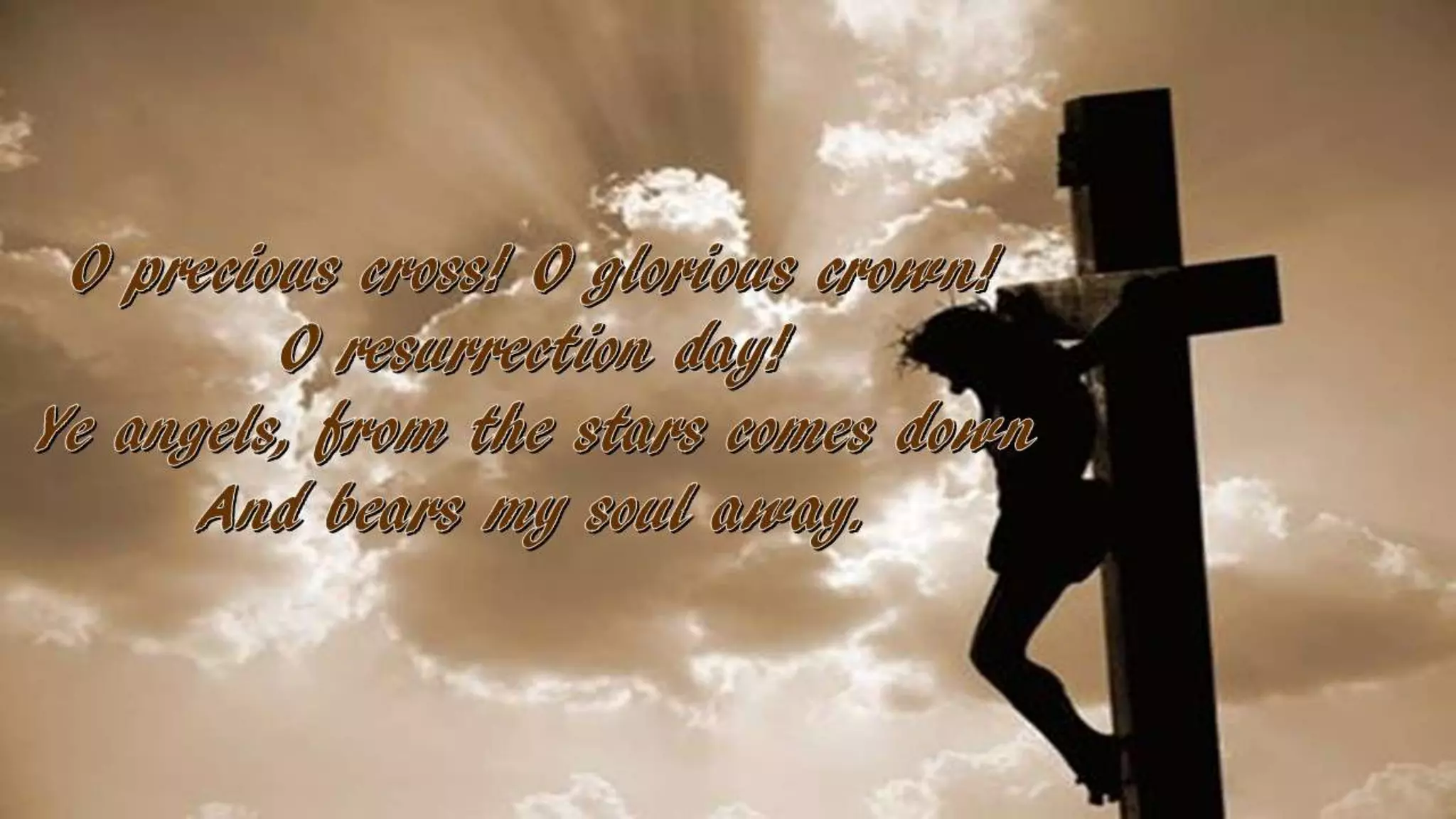 85. Must Jesus Bear The Cross Alone | PPTX