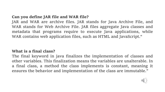 Must Know Interview Questions In Javapptx 