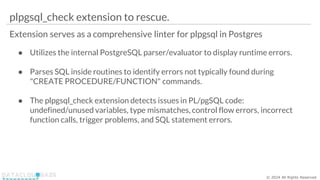 Must Know Postgres Extension for DBA and Developer during Migration | PPT