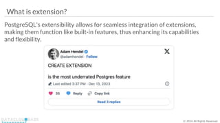 Must Know Postgres Extension for DBA and Developer during Migration | PPT
