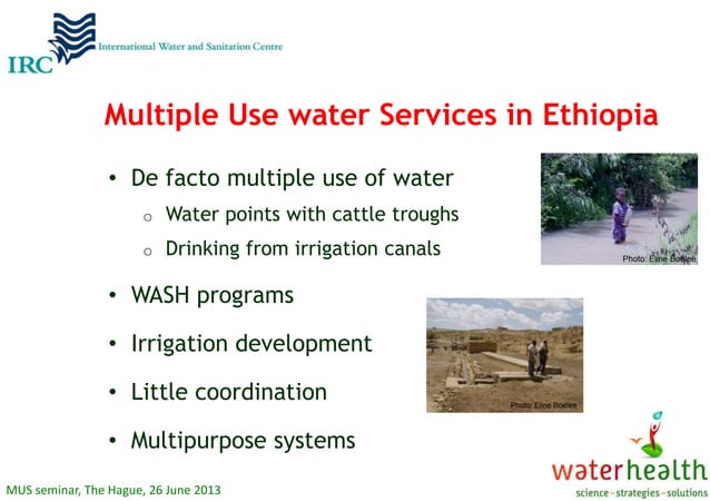 Different approaches to MUS in Ethiopia | PPTX | Water Services | Home ...