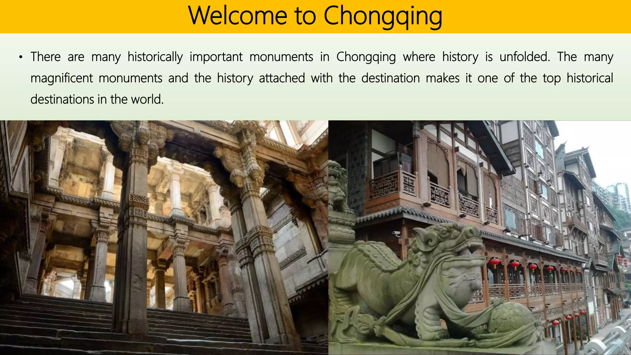 Must Visit Historical Places in Chongqing | PPTX