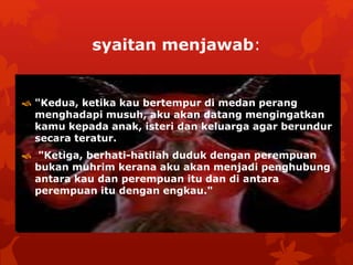 Musuh dan kawan syetan | PPTX