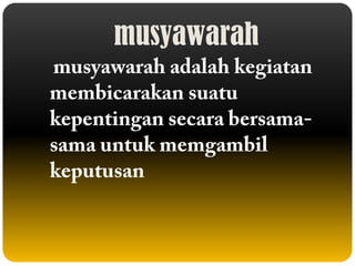 Musyawarah | PPTX