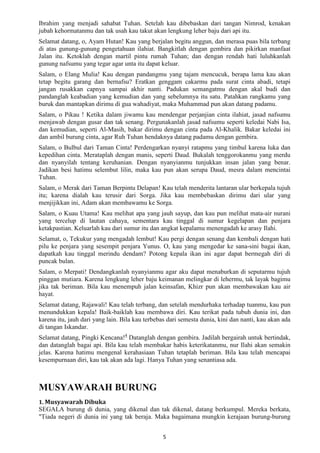 Musyawarah burung karangan_fariduddin_at | PDF