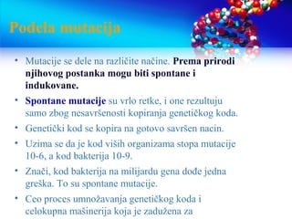 Mutacije | PPT