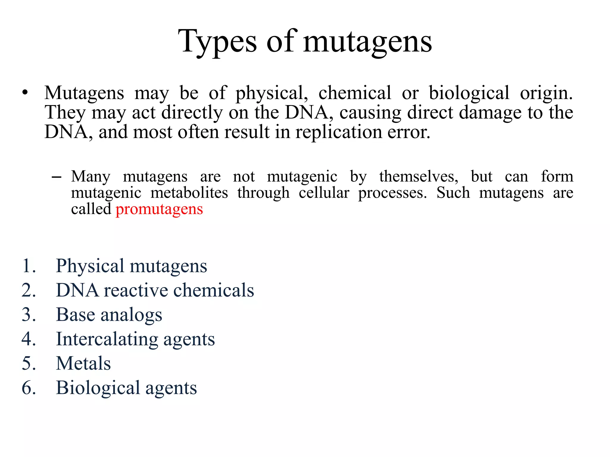 Mutagen | PPTX