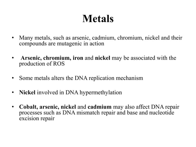Mutagen | PPTX | Chemistry | Science