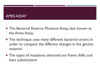 Mutagenesis and genetic toxicology | PDF
