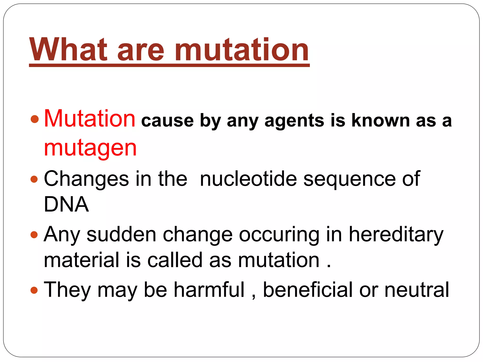 Mutagenic agent and their role in biology.pptx