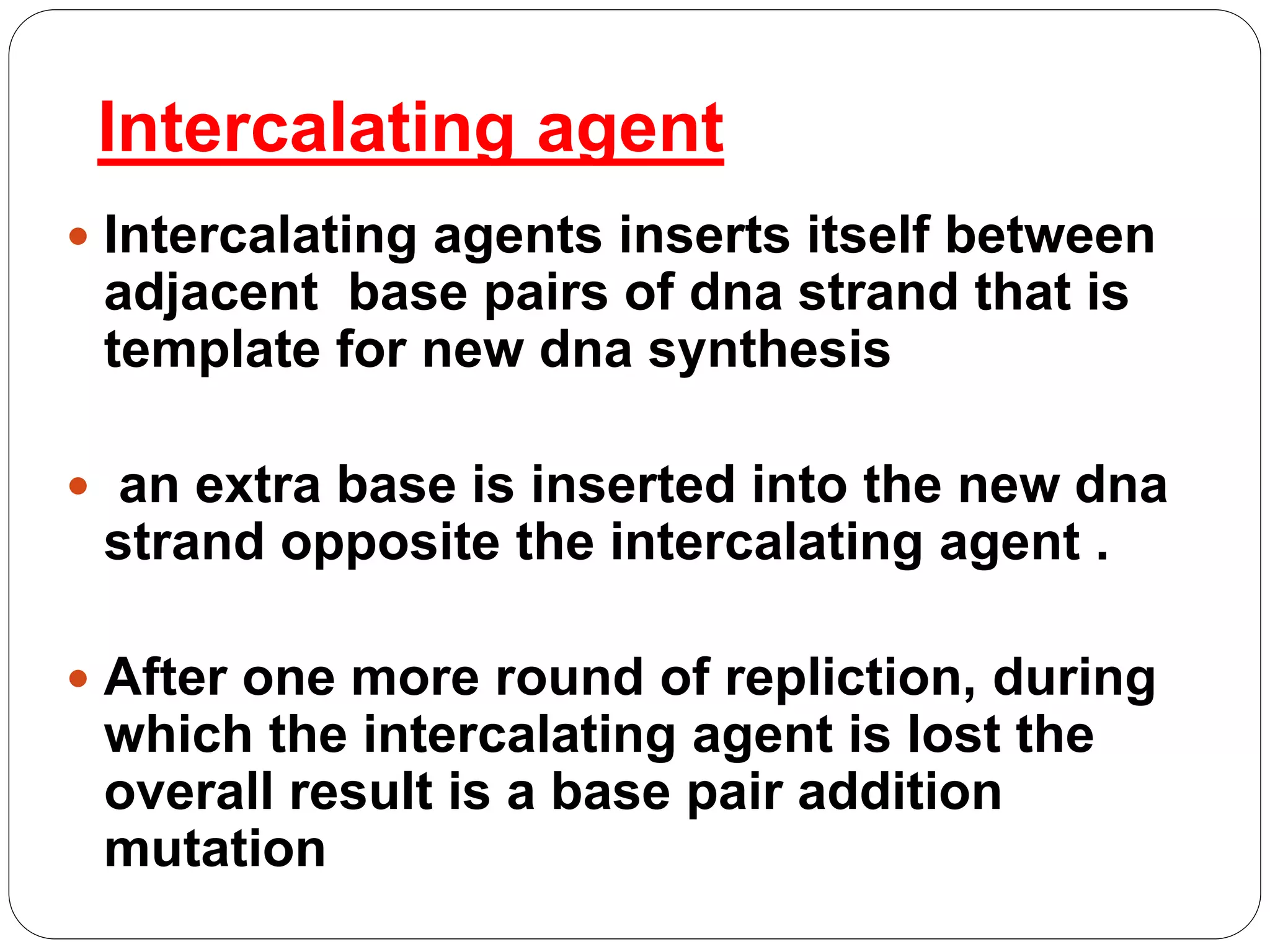 Mutagenic agent and their role in biology.pptx