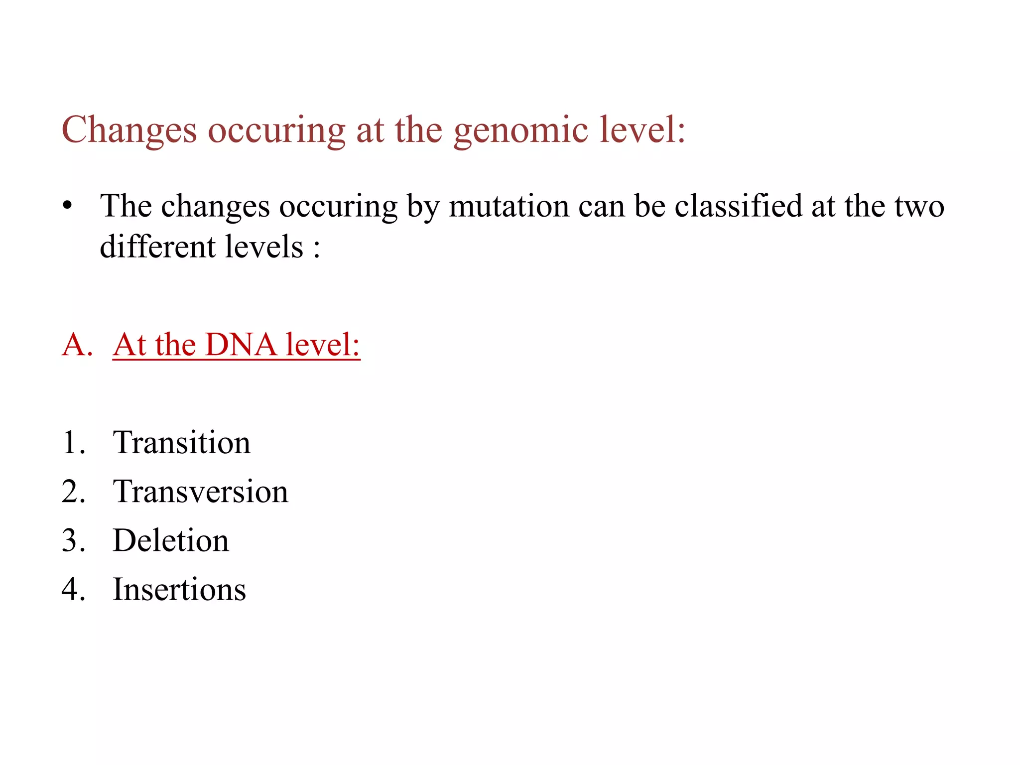Mutagenic effect in genomics | PPTX