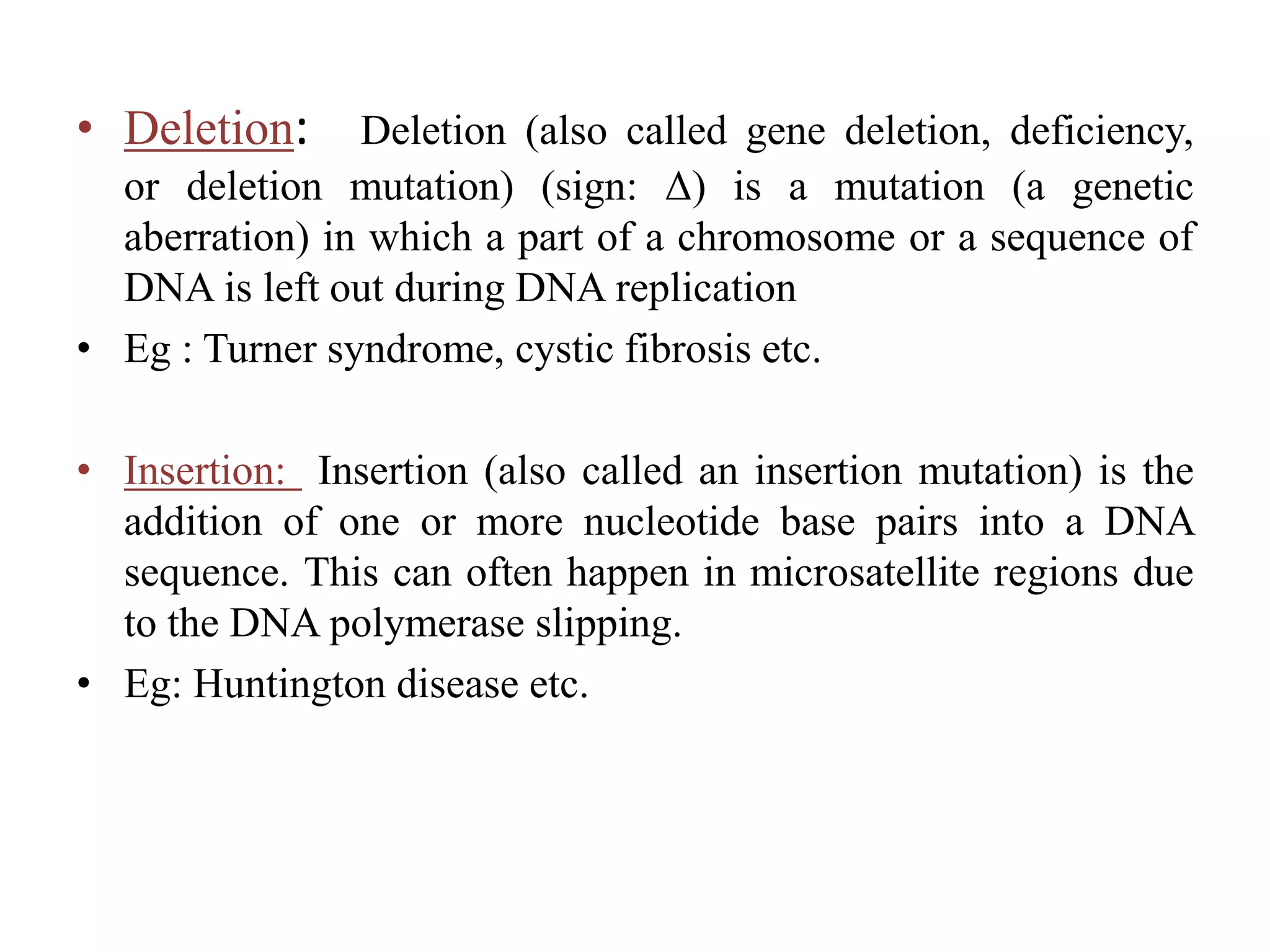 Mutagenic effect in genomics | PPTX