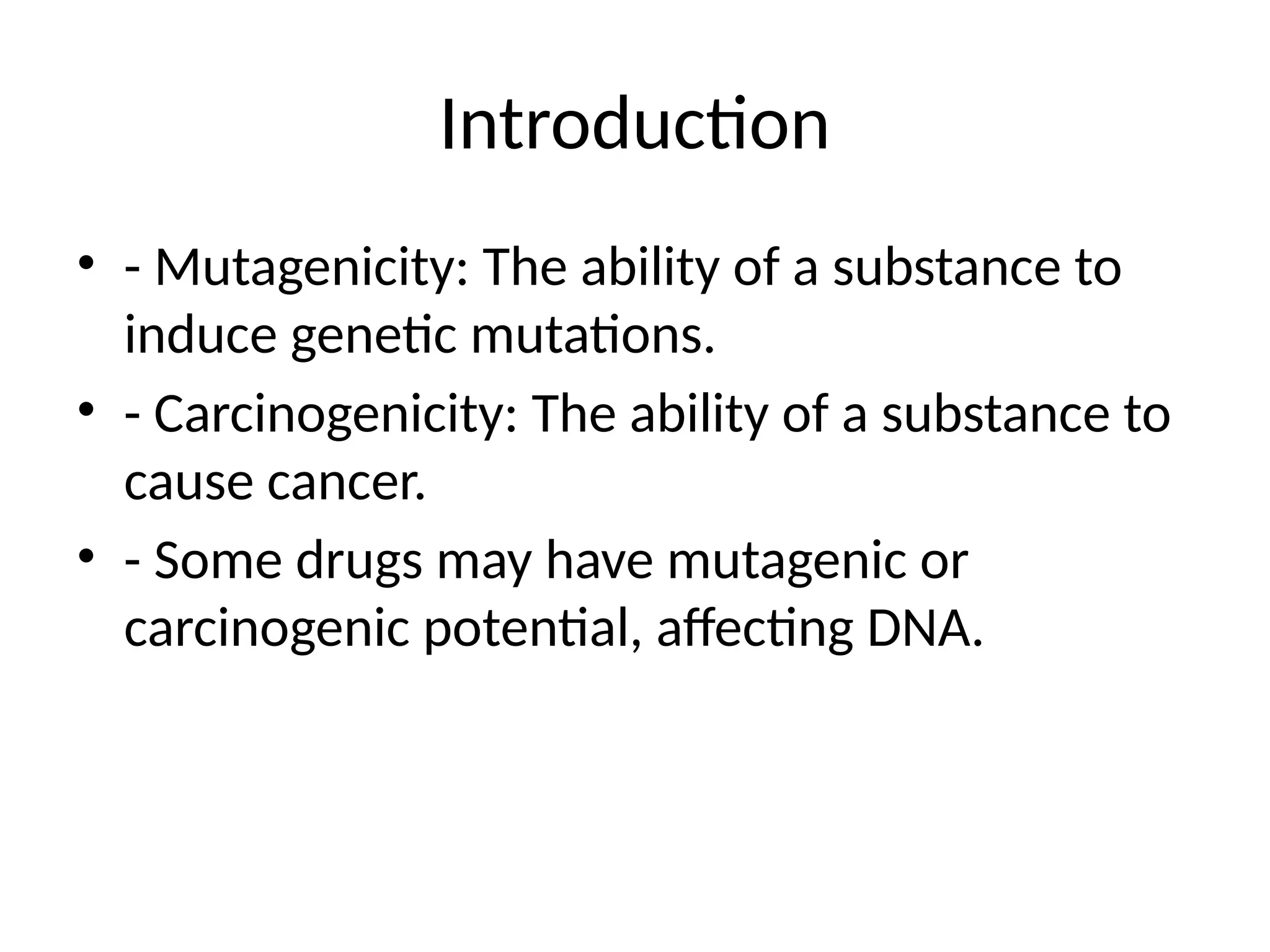 Mutagenicity_Carcinogenicity_7slides.pptxhh | PPTX