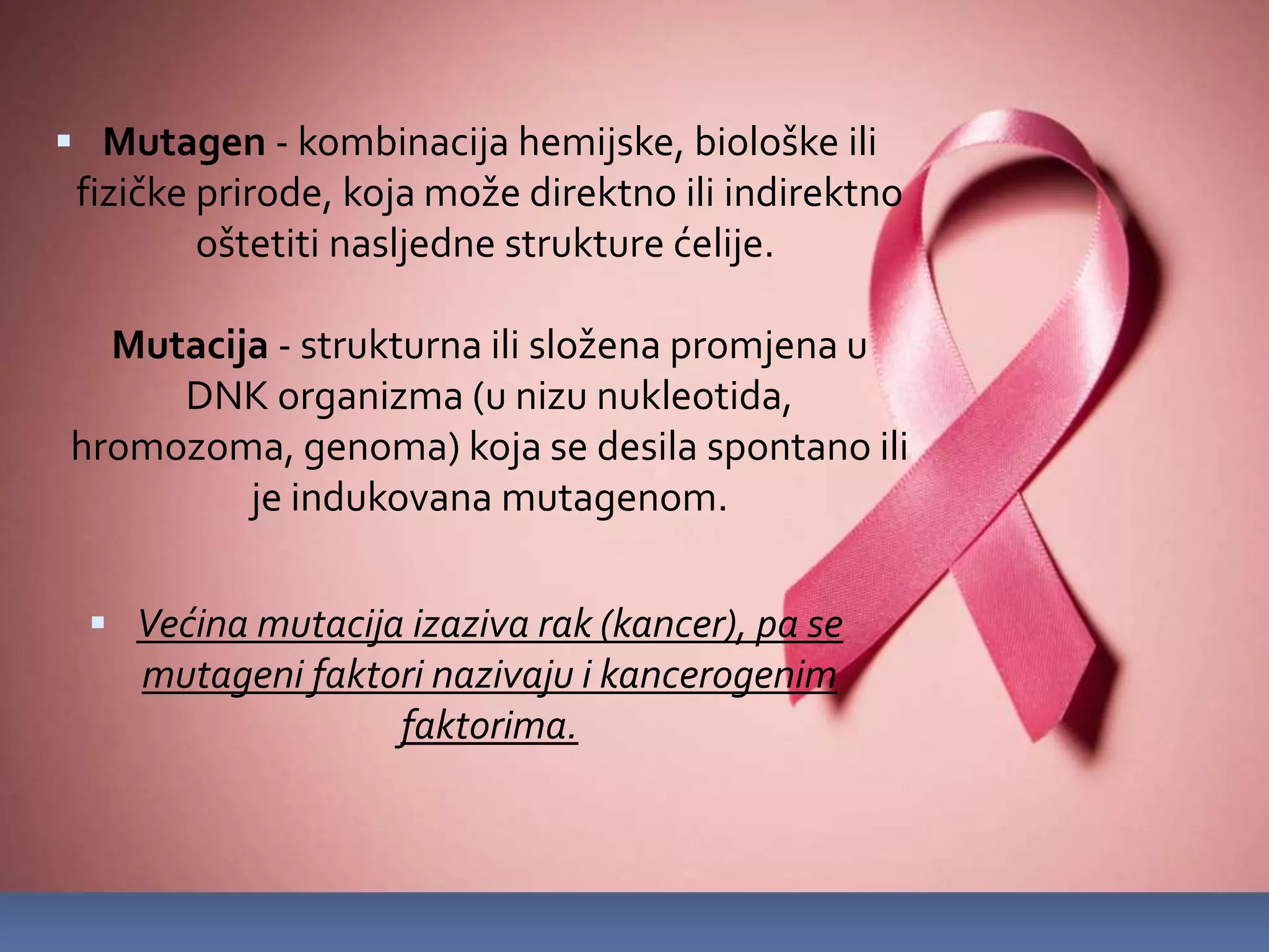 Mutageni faktori okoline | PPTX