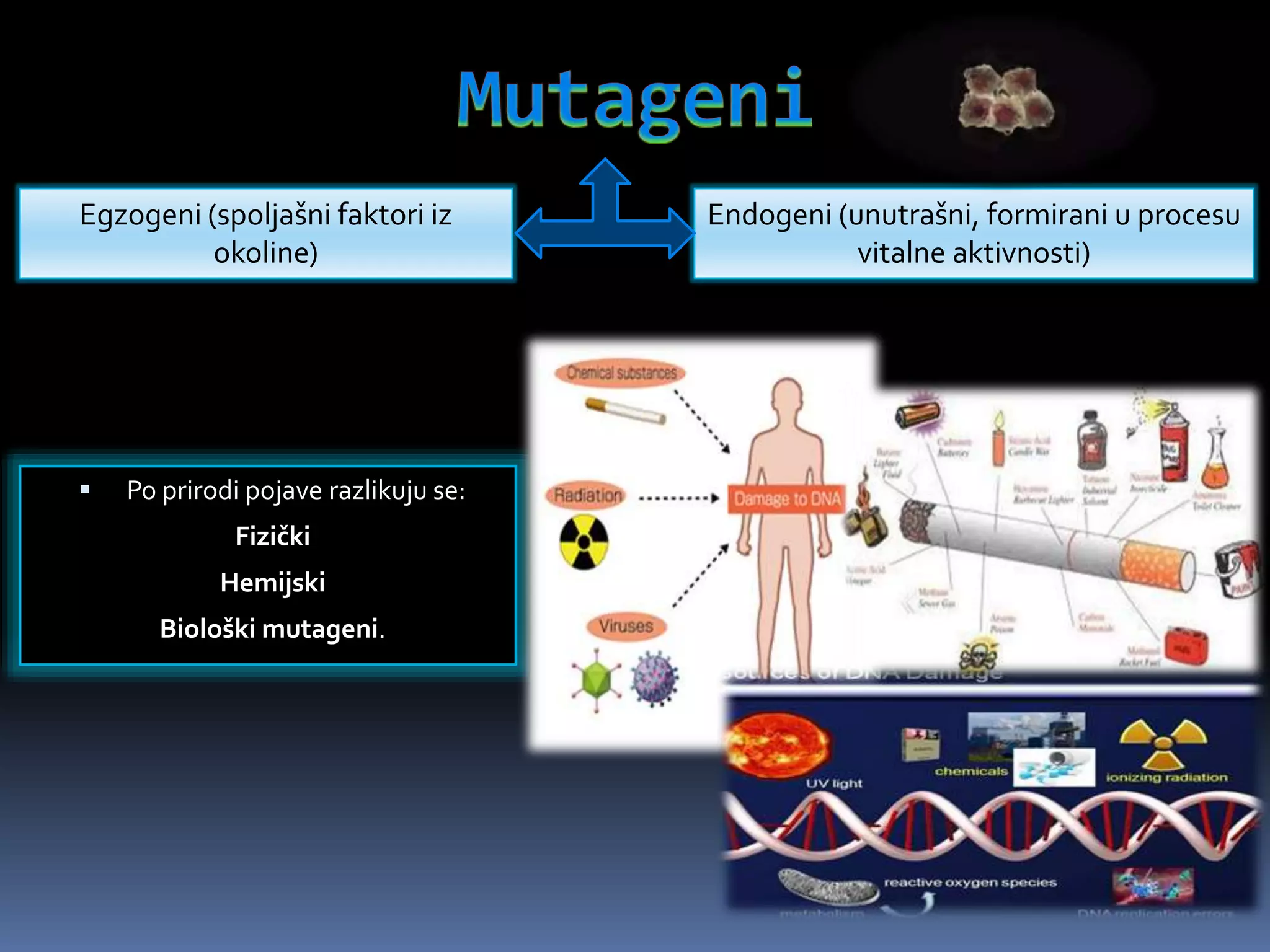 Mutageni faktori okoline | PPTX