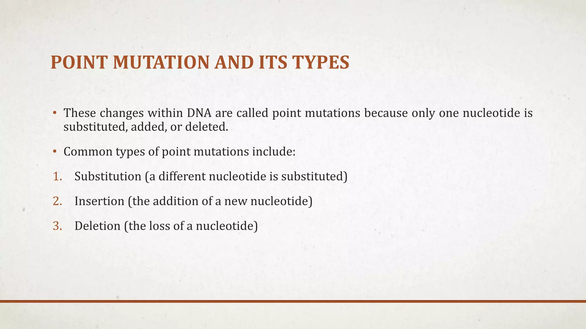 Mutagens in genetic disorder | PPTX