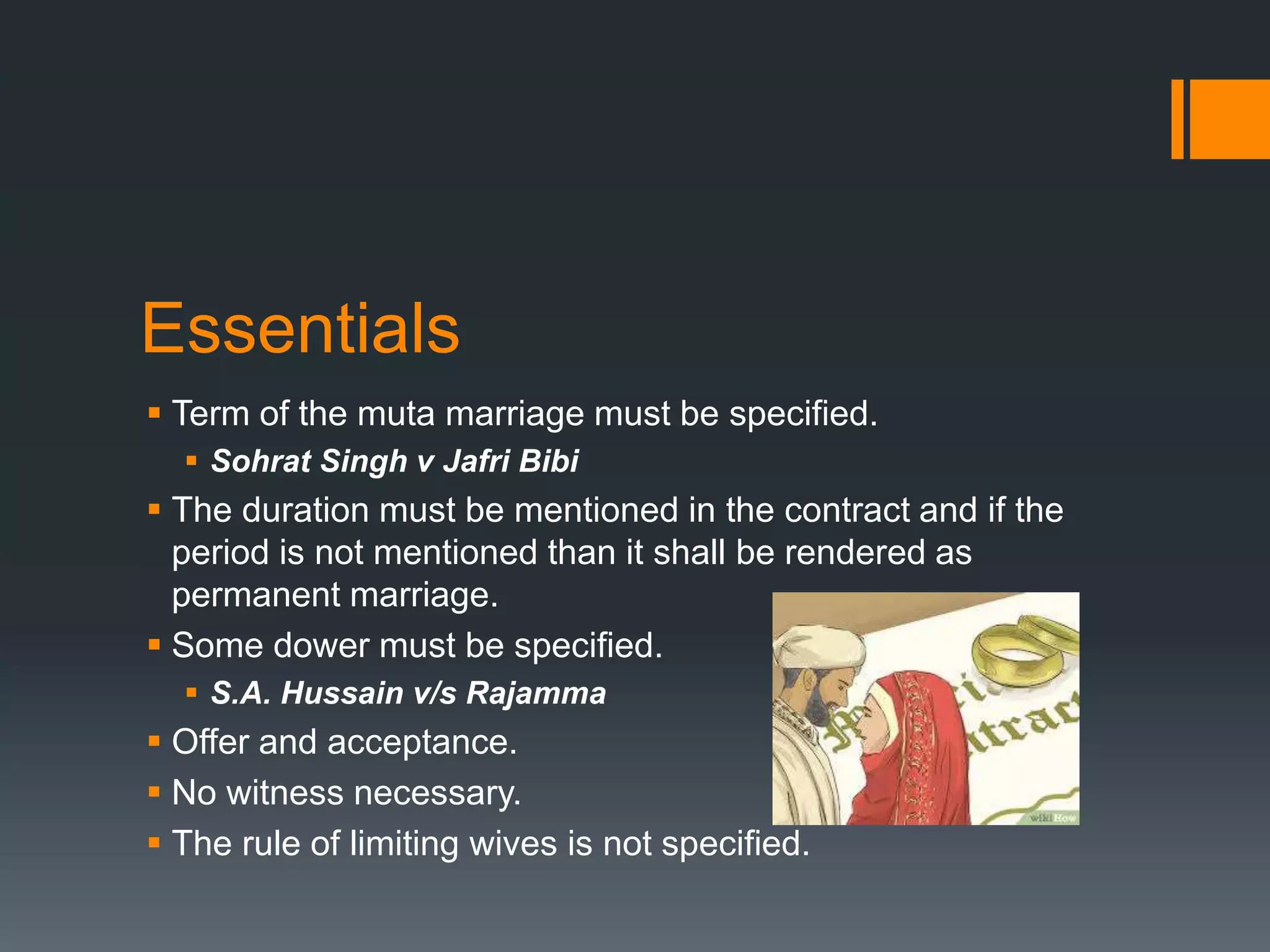 Muta marriage presentation | PPTX