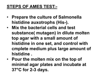 ISOLATION AND DETECTION OF MUTANTS | PPTX