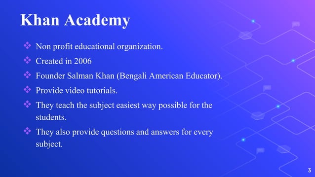 Khan acadmy vs Coursera | PPT