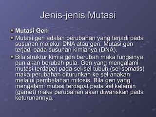 Mutasi | PPT