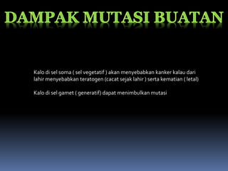 Mutasi Buatan | PPTX