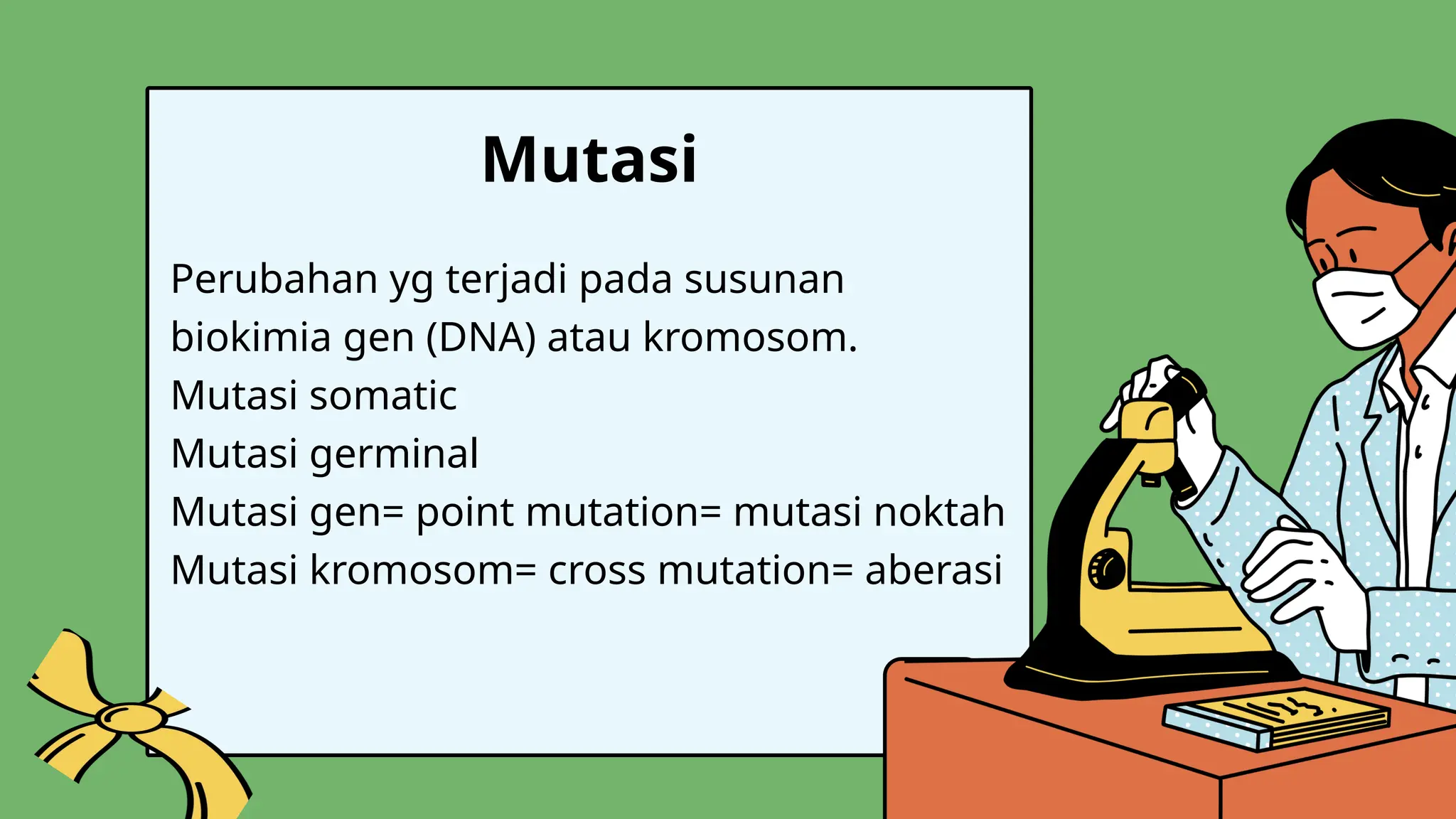 Mutasi Gen & Mutasi Kromosom dalam genetika | PPTX