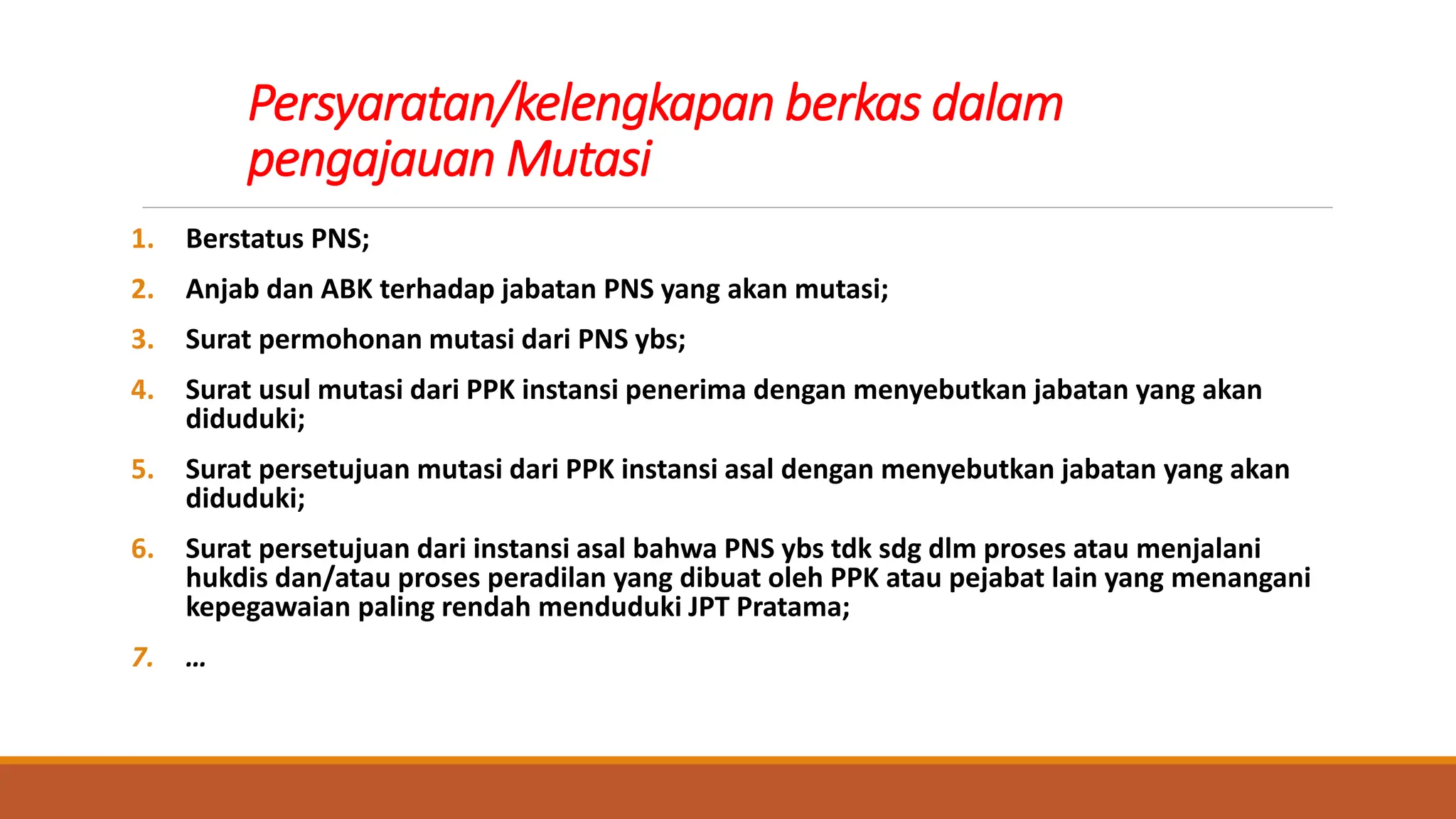 materi Mutasi Pegawai menurut peraturan pemerintah .pptx