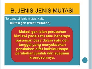 Mutasi persentation | PPT