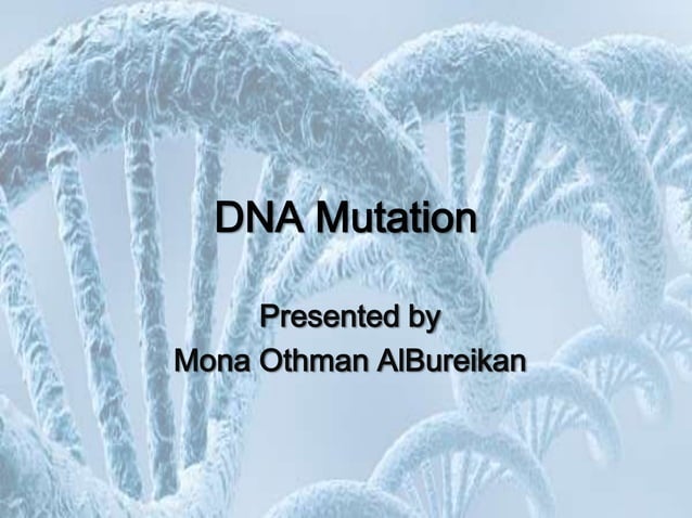 Mutation | PPTX | Chemistry | Science