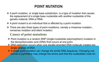 types of Mutation | PPTX