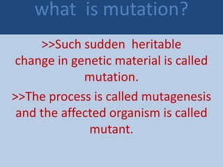 Mutation | PPT
