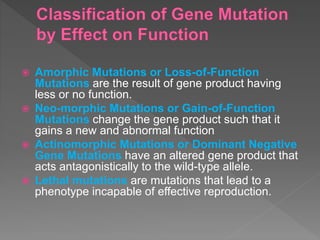 Mutation and It's types. | PPT