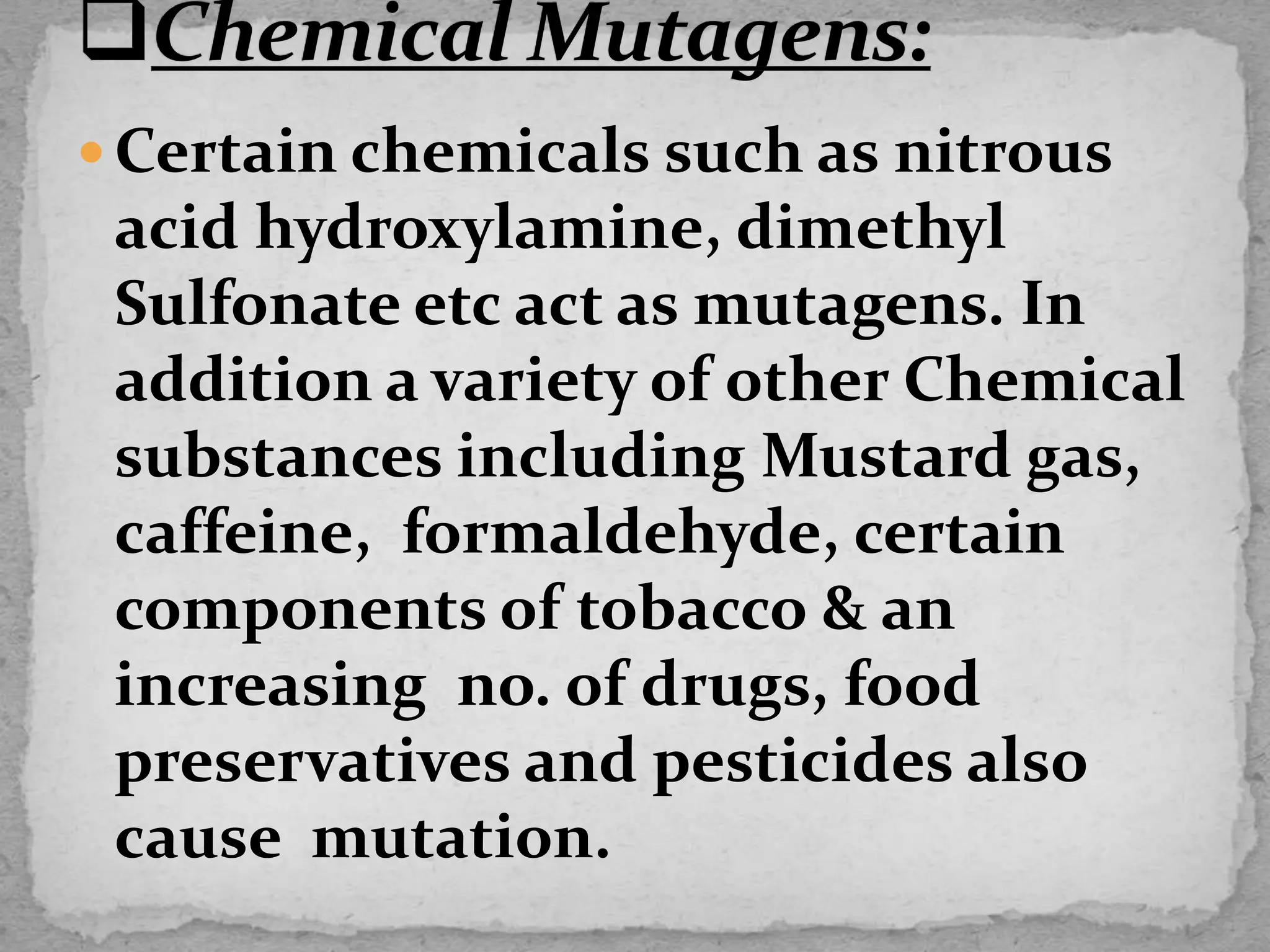 Mutation Chromosomal Abberation | PPTX