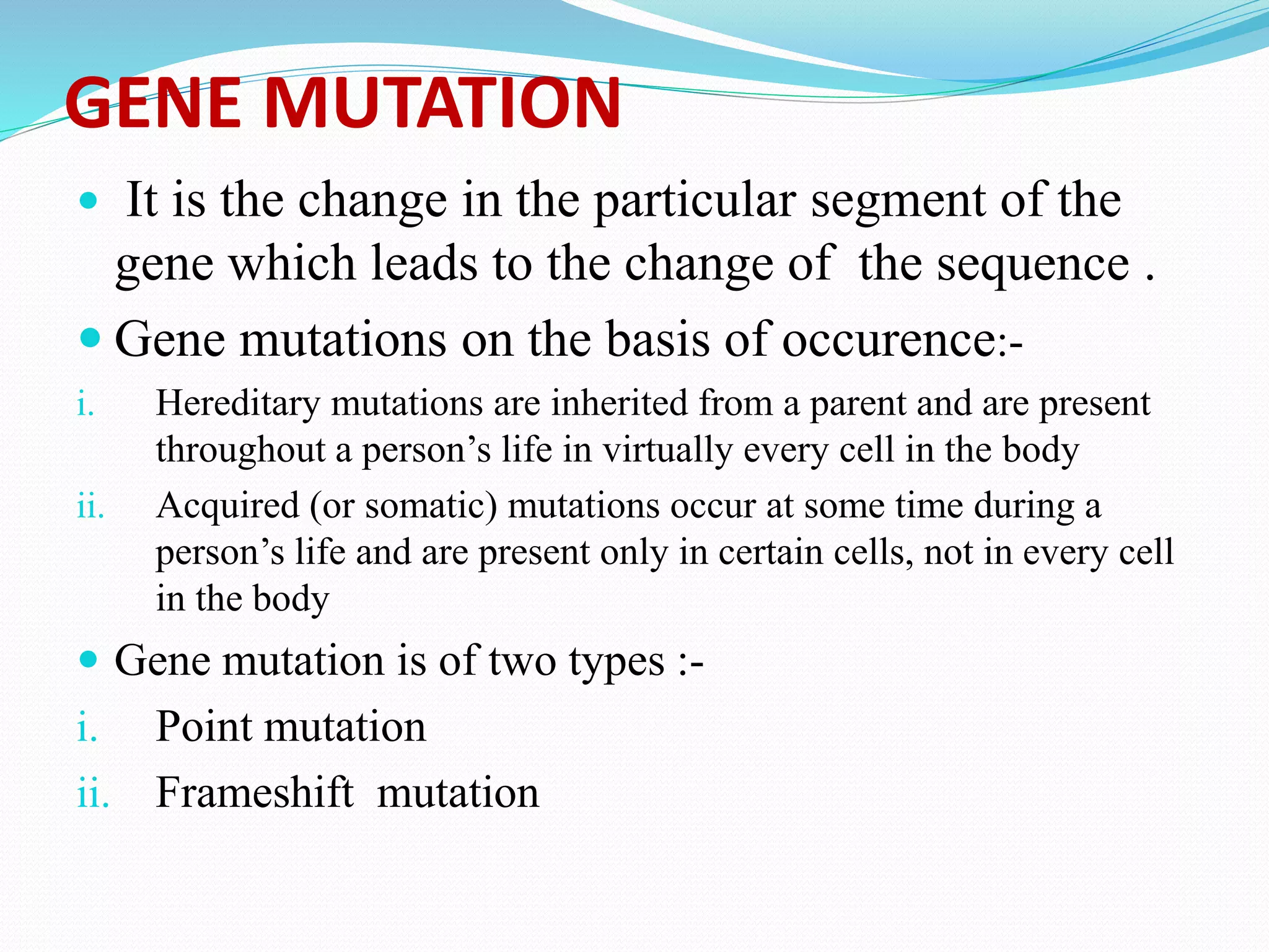 Mutation | PPTX