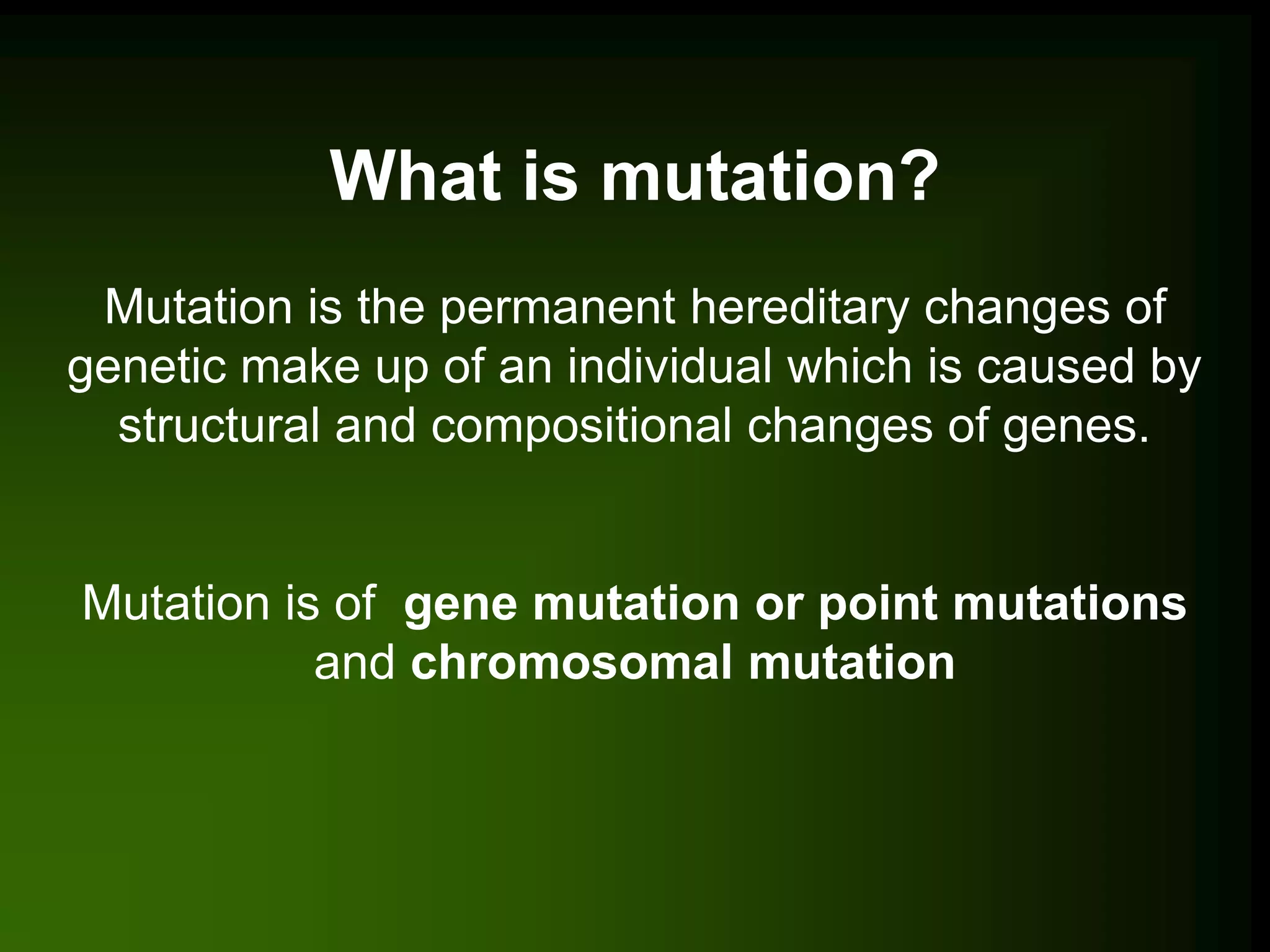 mutation-20.2.2019.ppsx | Chemistry | Science