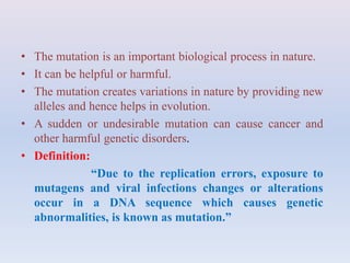 Mutation | PPTX