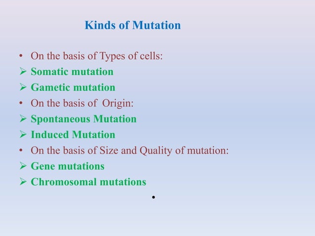 Mutation | PPTX