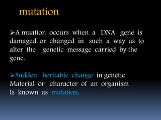 Mutation | PPTX