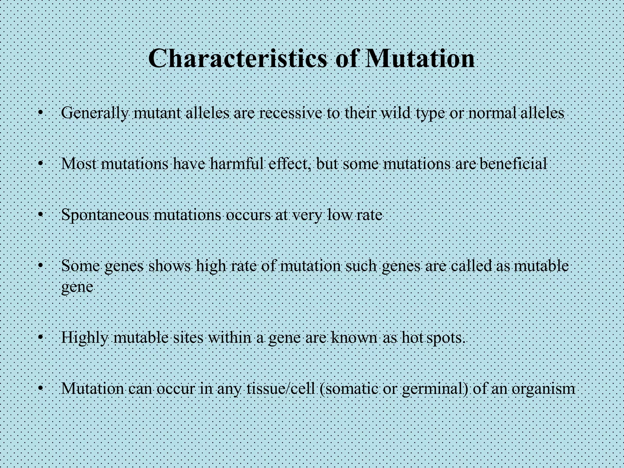 Mutation | PDF